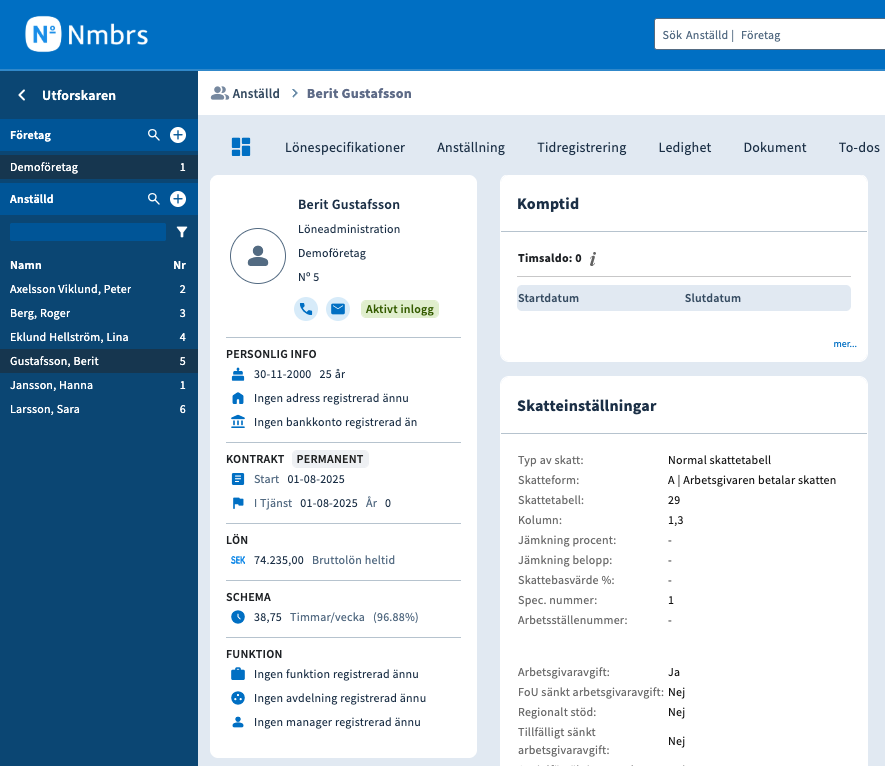 Kompensationstid, Flextid och Arbetstidsförkortning
